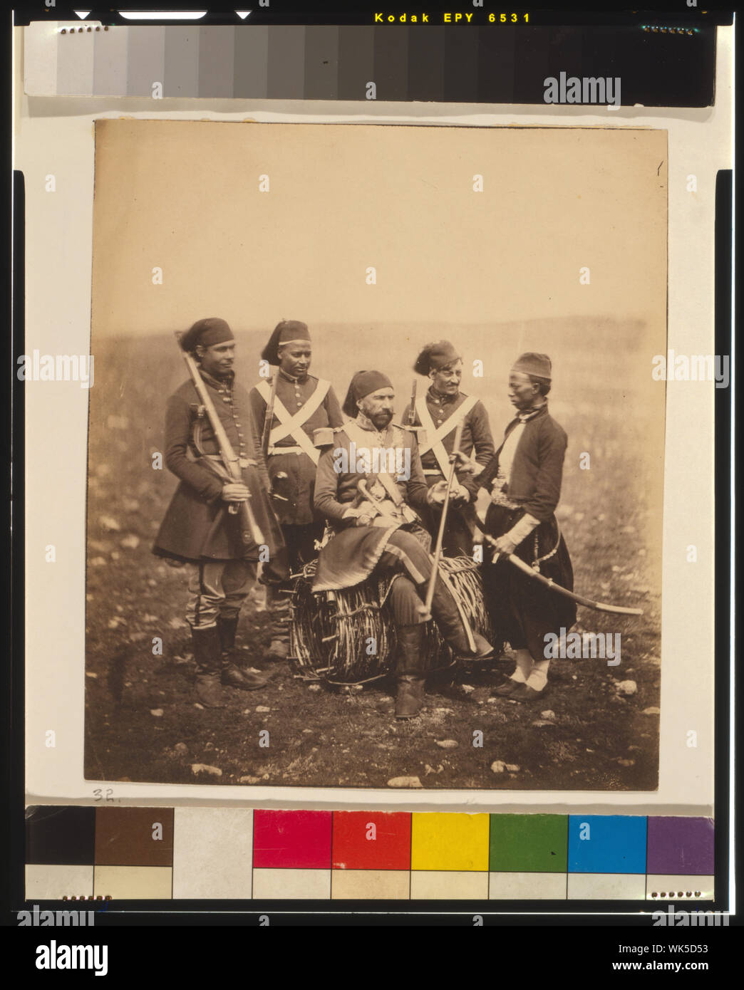 Ismail Pacha ordering his chibouque Stock Photo - Alamy