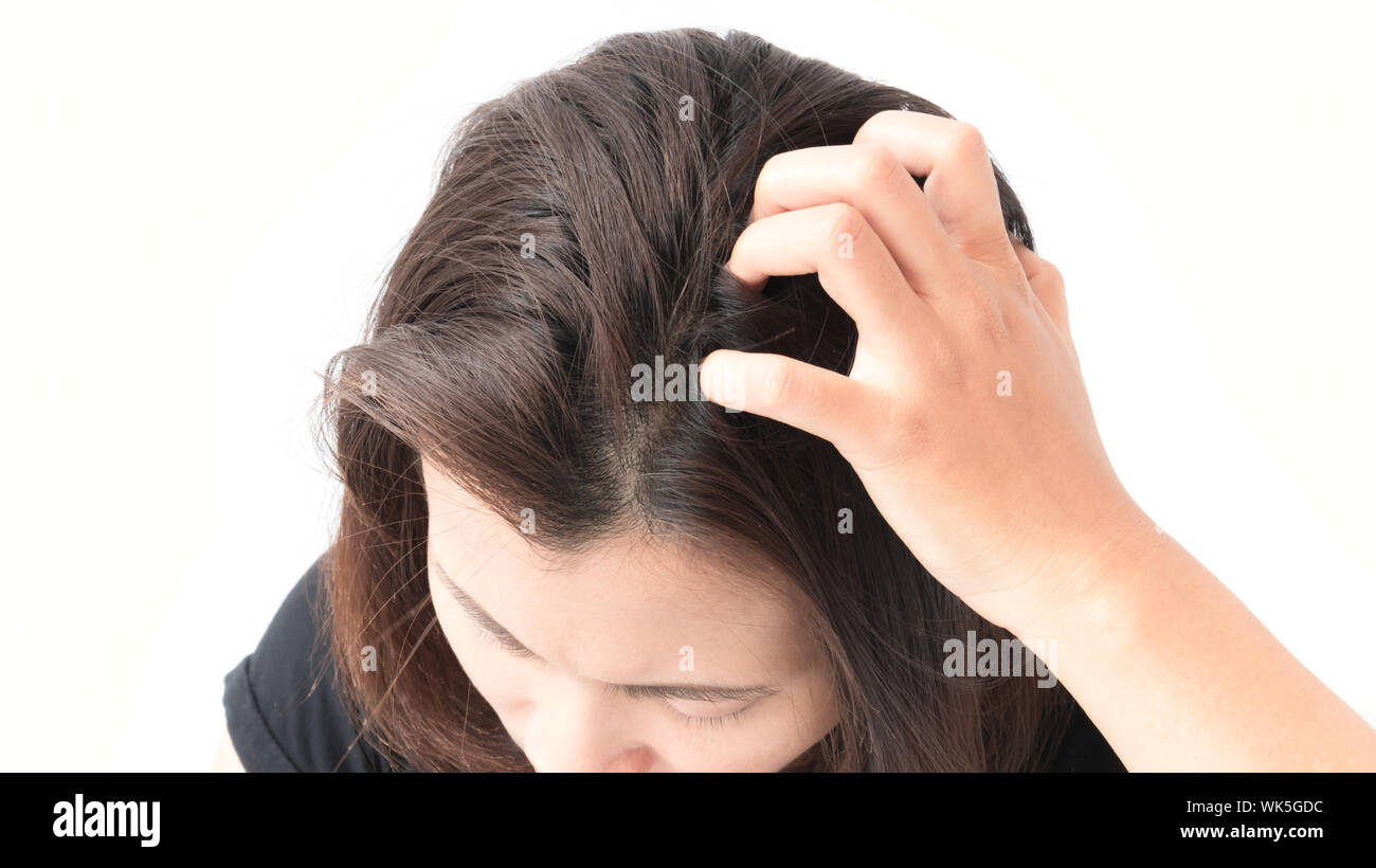 Woman Scratching Head Young High Resolution Stock Photography and ...