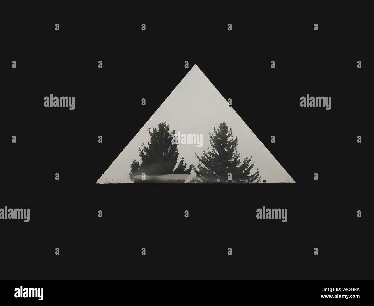 Triangle pine trees hi-res stock photography and images - Alamy