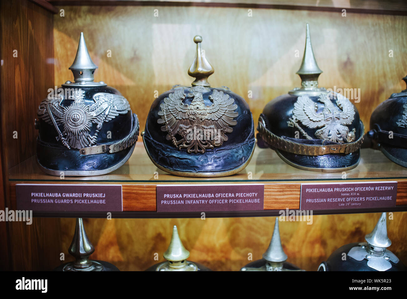 25-June-2017 close up on Prussian Infantry Officer Pikelhaube weapon ...