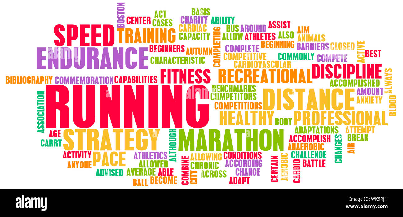 Running as a Endurance Fitness Hobby Sport Stock Photo - Alamy