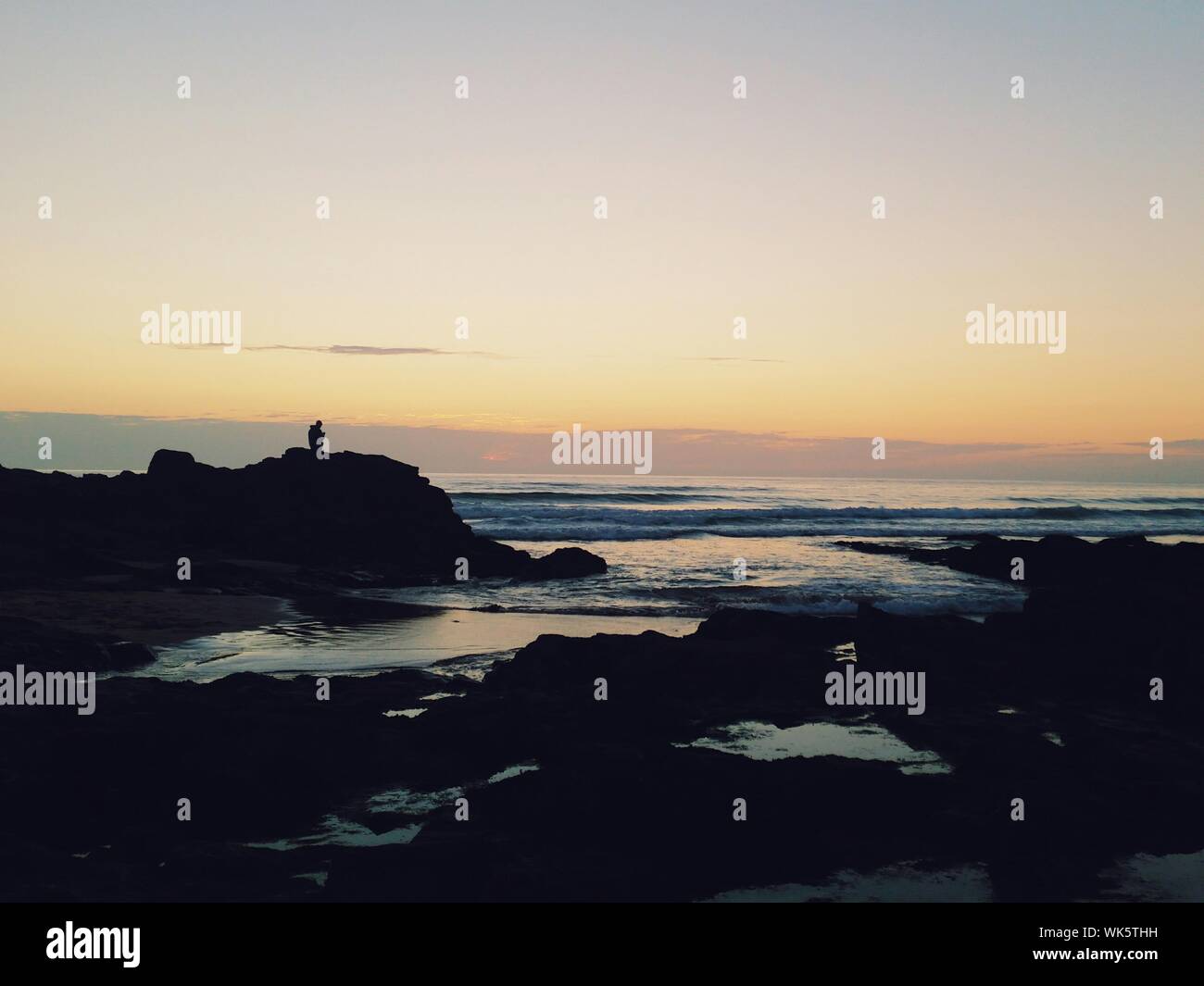 Cornwall silhouette hi-res stock photography and images - Alamy