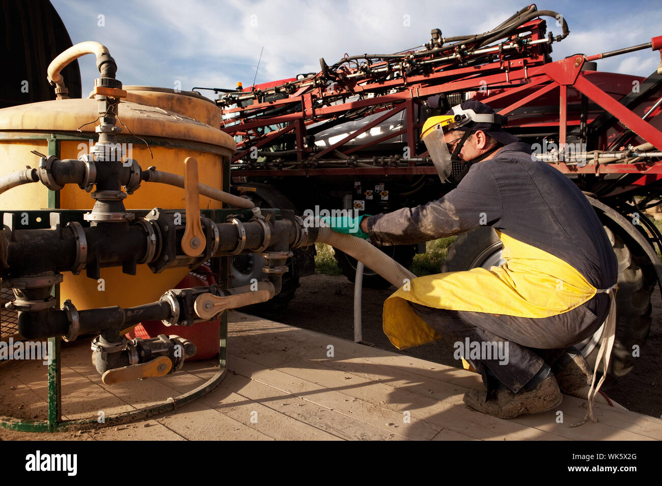 Farm Chemical Spray Stock Photo - Alamy