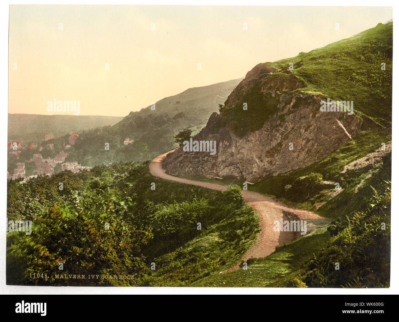 Ivy Scar Rock, Malvern, England; Forms part of: Views of the British ...