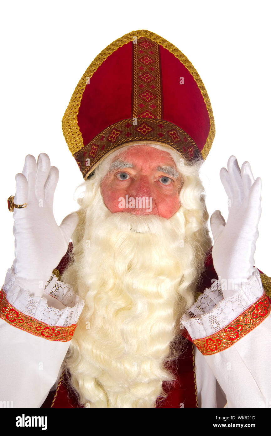 Dutch traditional Sinterklaas portrait in the studio Stock Photo - Alamy