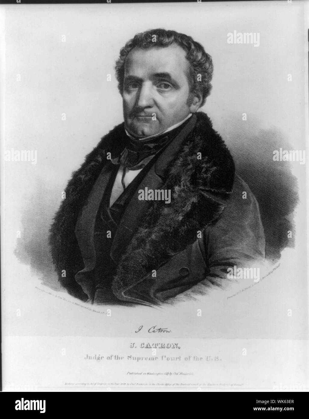 J. Catron, judge of the Supreme Court of the U.S Abstract: Print shows ...