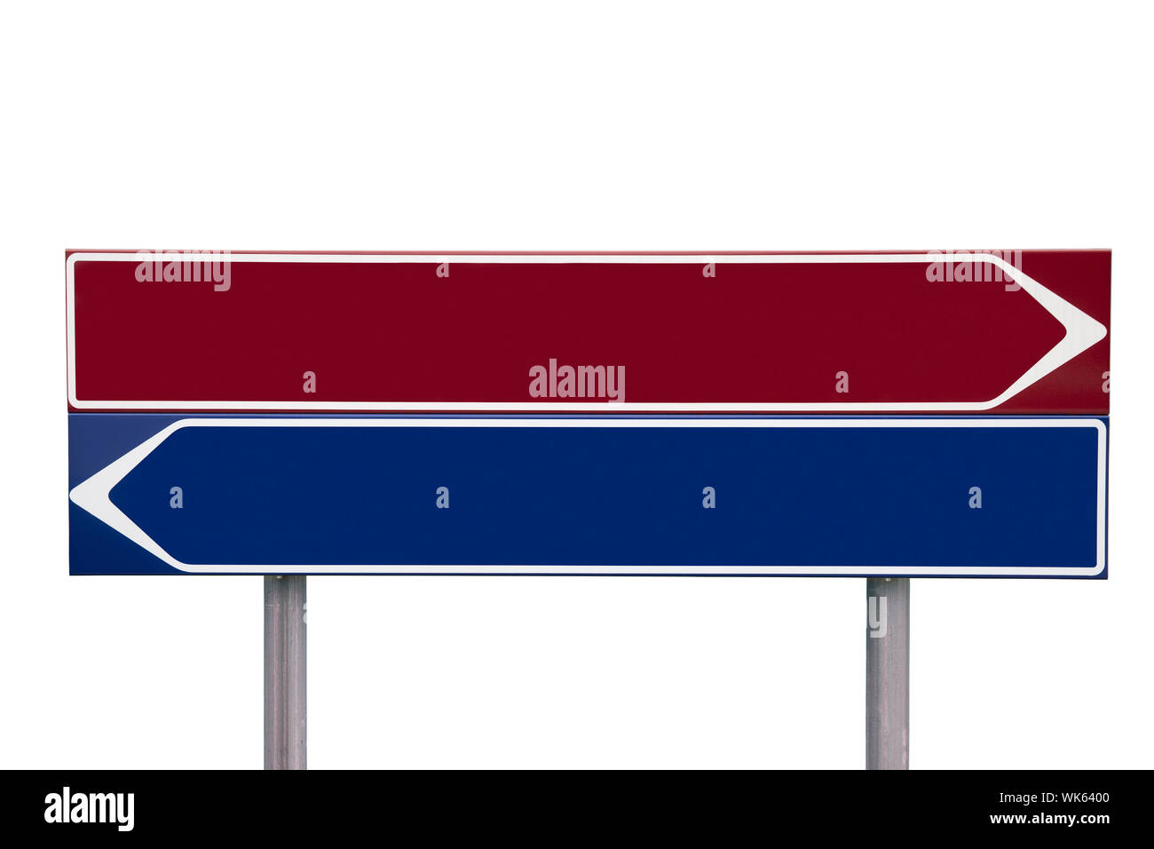 Blanc signs isolated on white background Stock Photo - Alamy