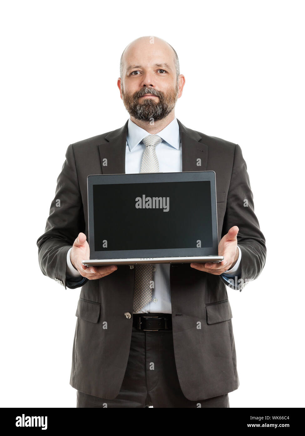 A handsome business man and his notebook Stock Photo - Alamy