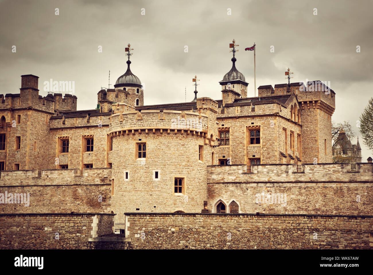 The Tower of London, England, the UK. The historic Royal Palace and ...