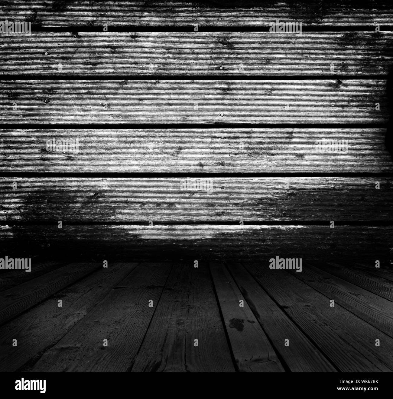 Grunge rustic real wood planks, floor and wall. Perfect for background ...