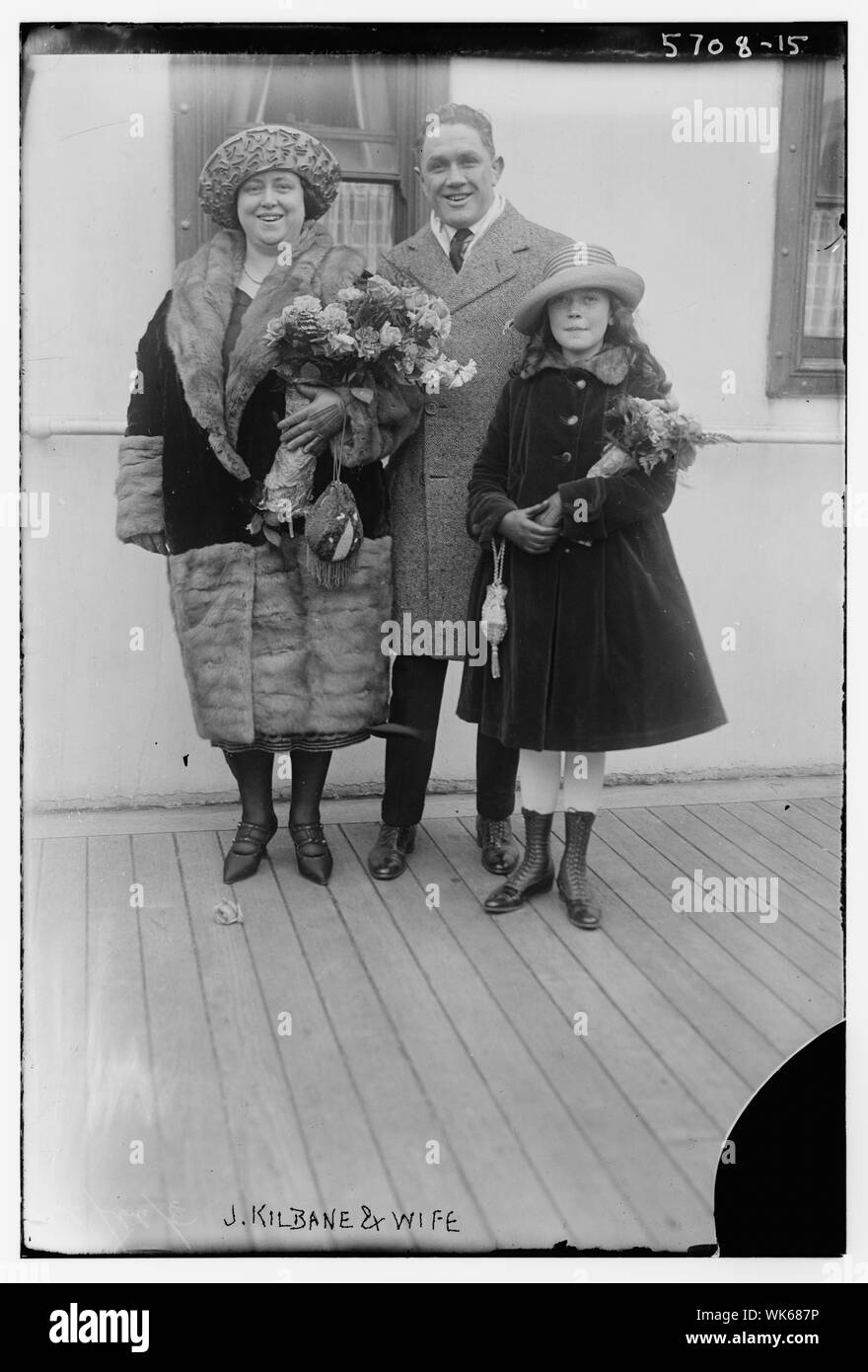 J. Kilbane and wife Stock Photo - Alamy