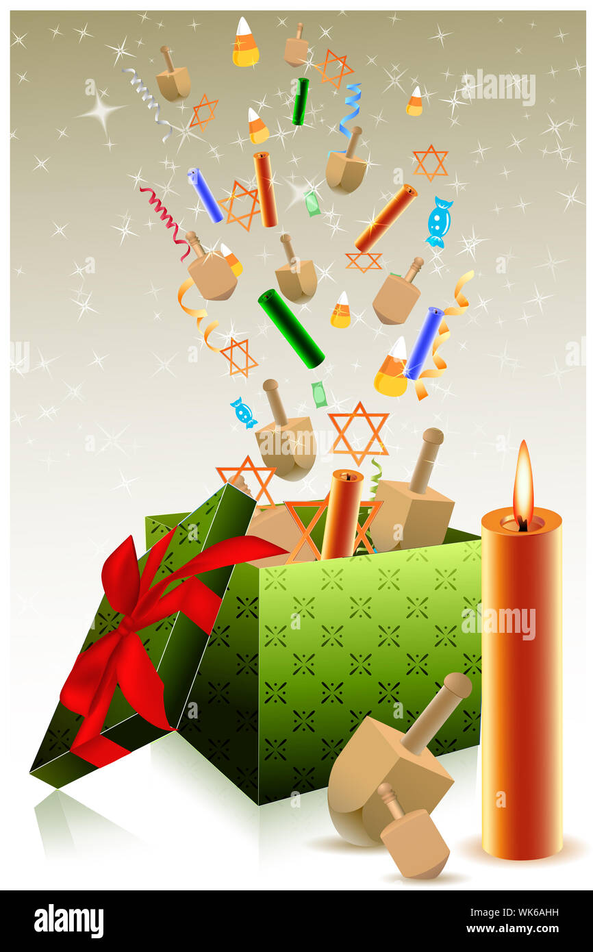 Jewish holiday hanukkah gift Cut Out Stock Images & Pictures - Alamy