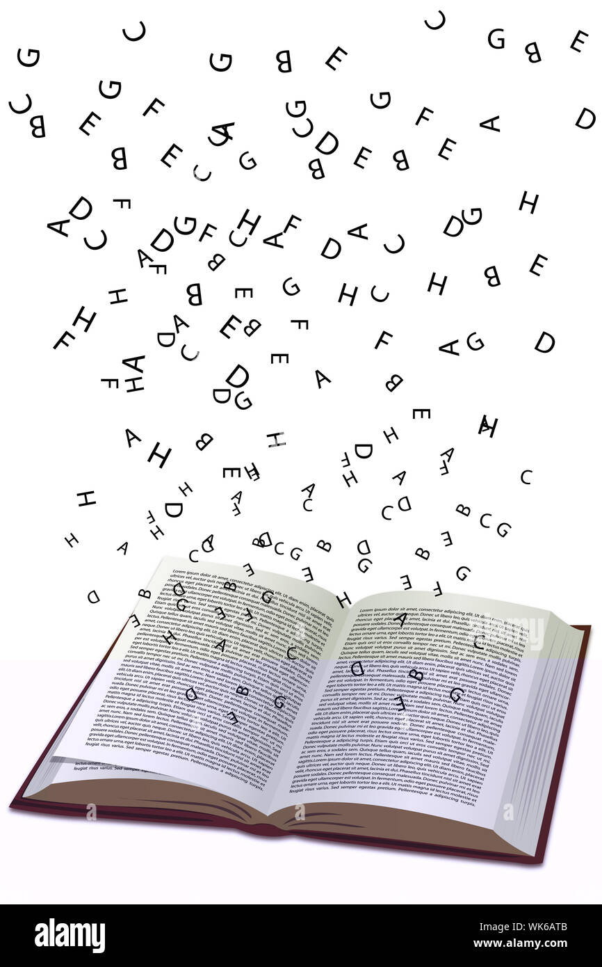 Flying text Cut Out Stock Images & Pictures - Alamy