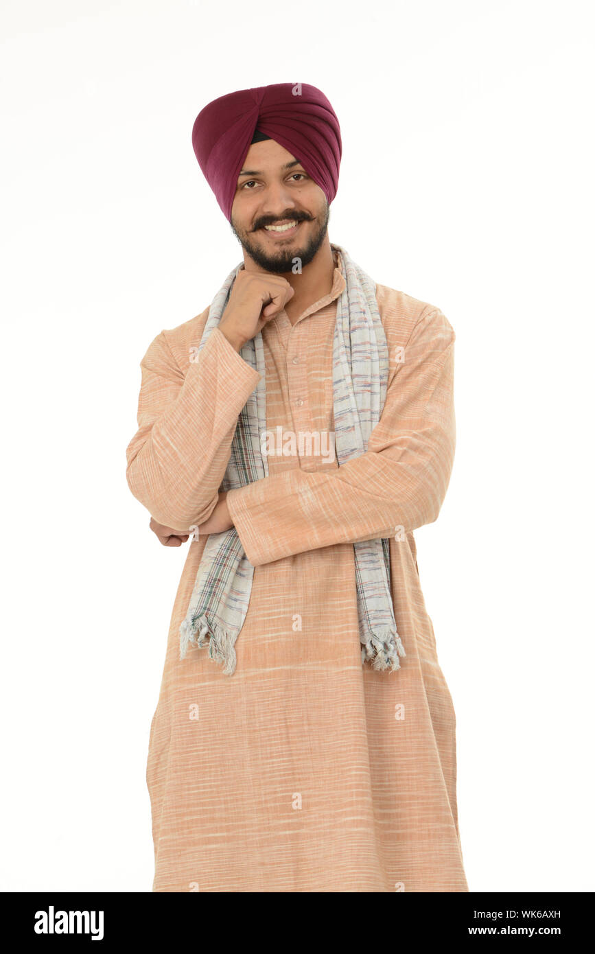 Rural man standing and smiling Stock Photo - Alamy