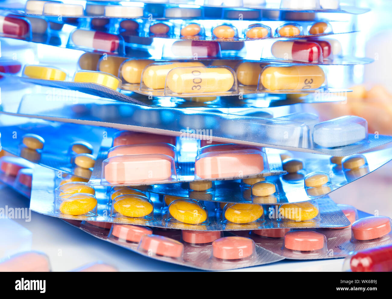 pile of many different pills Stock Photo - Alamy
