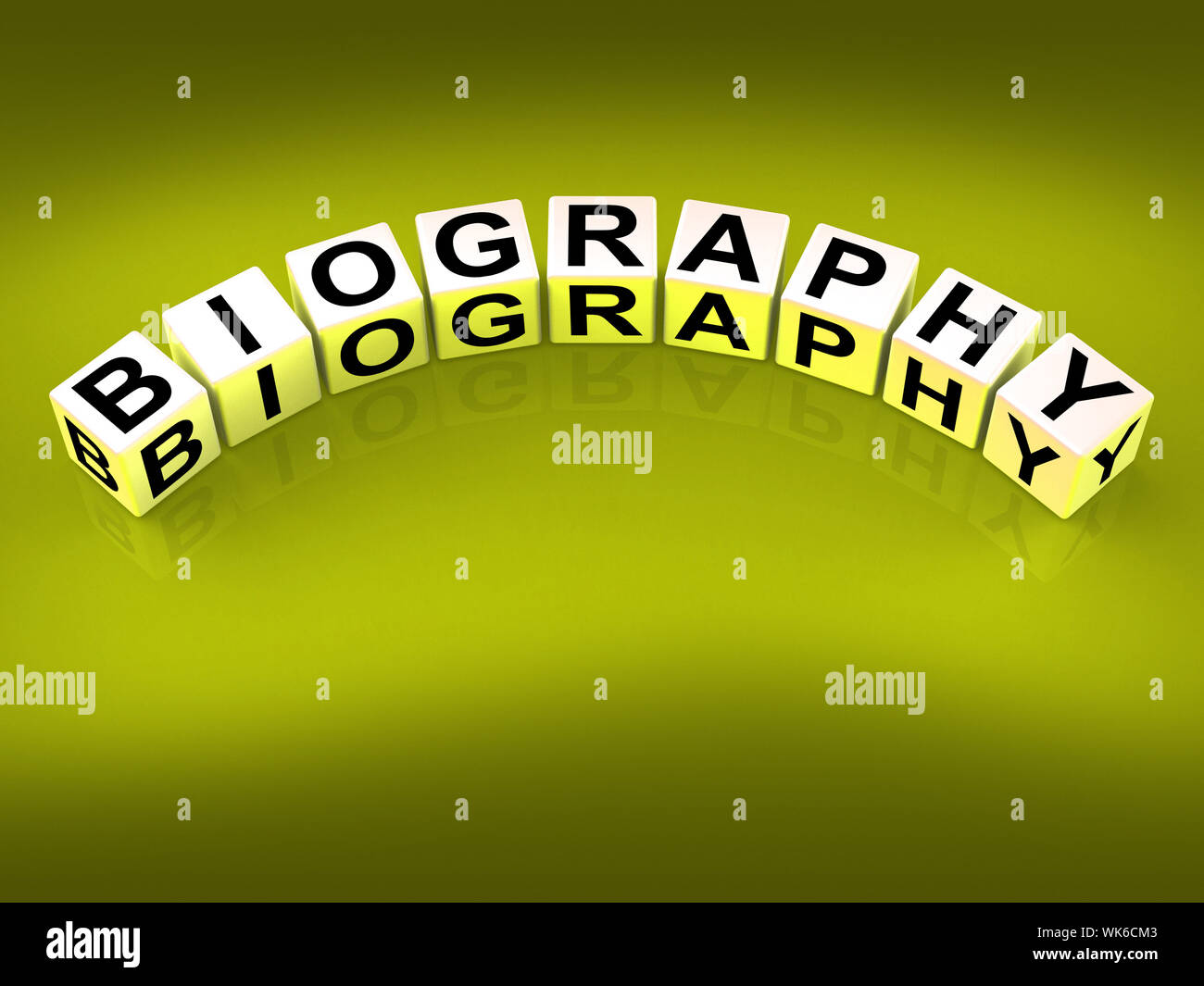 Biography blocks hi-res stock photography and images - Alamy