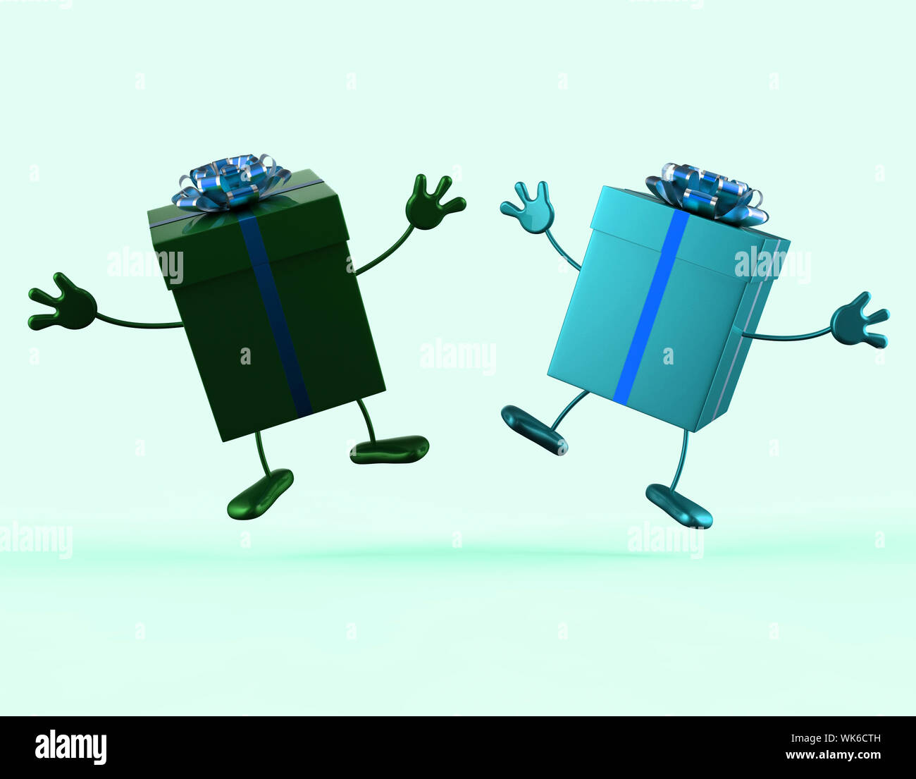 Presents Showing Buying Giving And Receiving Gifts Stock Photo - Alamy