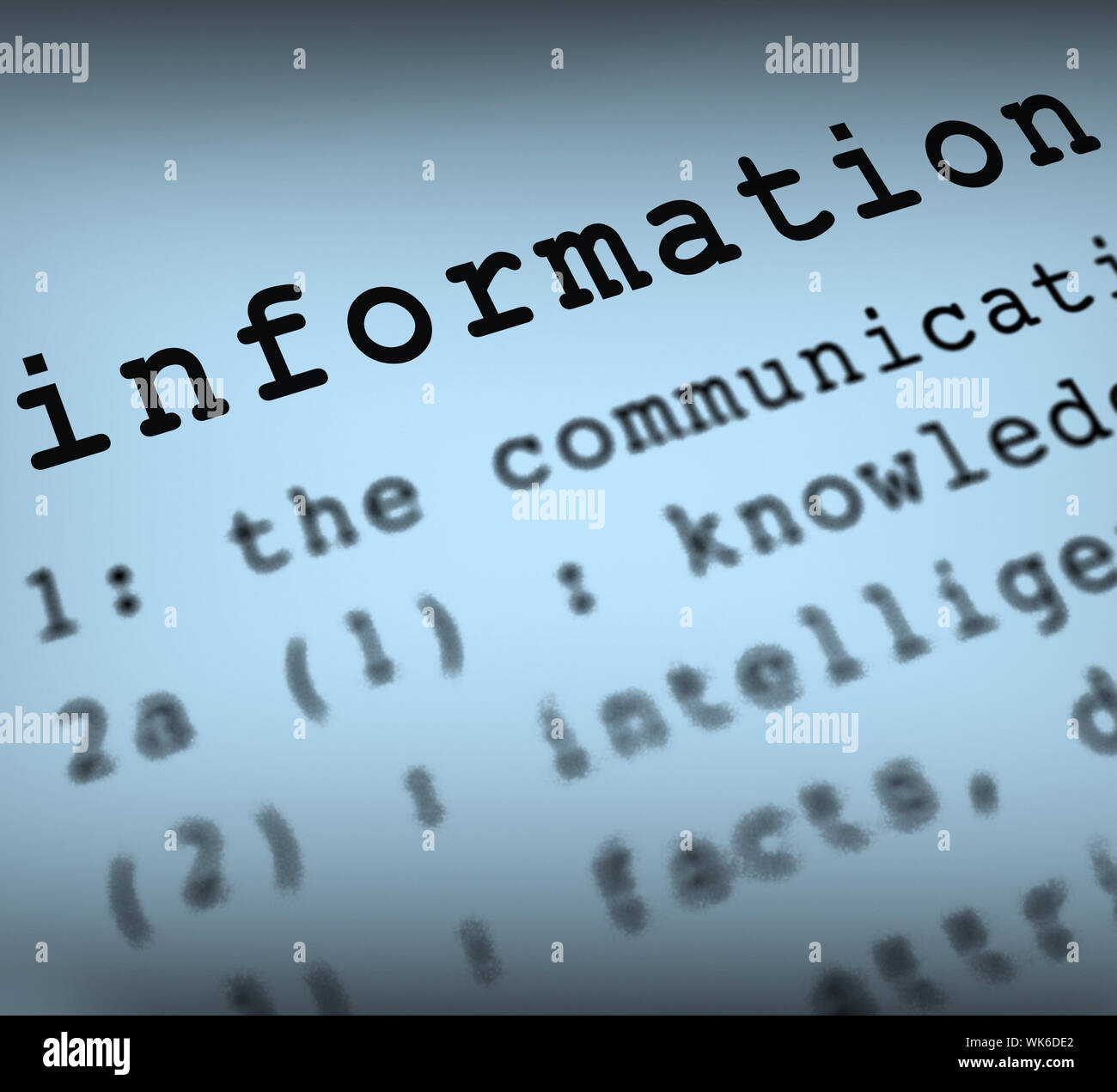 Information Definition Showing Customer Service Instructions And FAQ ...