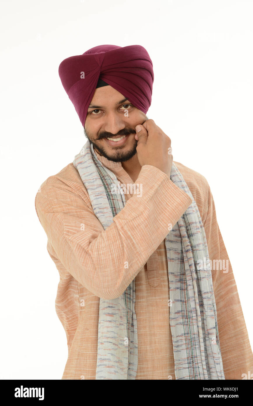 Rural man twisting his mustache and smiling Stock Photo - Alamy