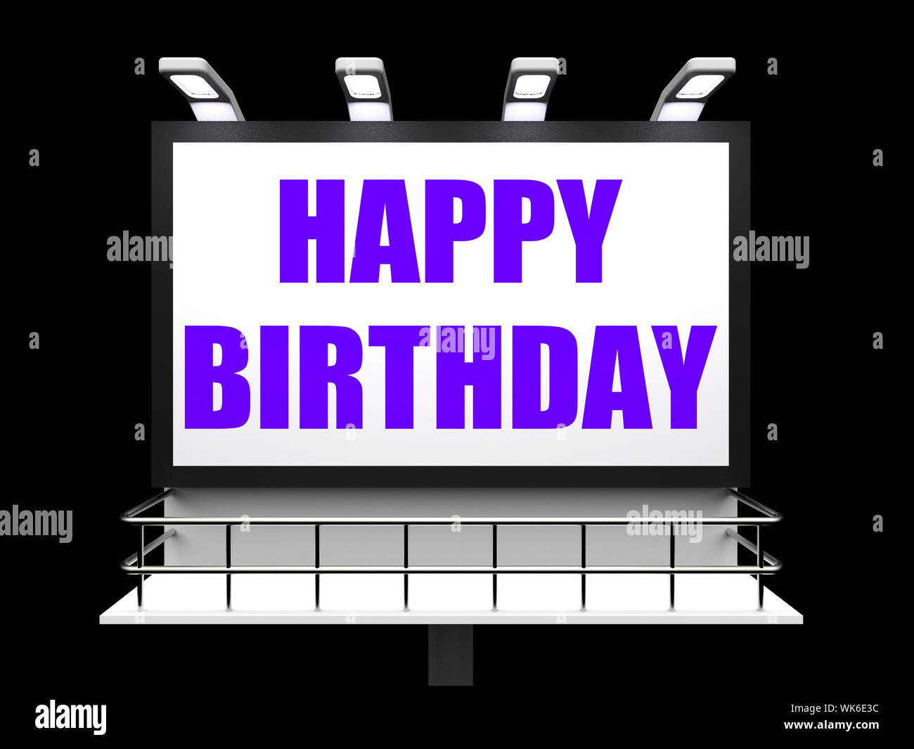 Happy Birthday Sign Representing Happiness Celebration and Greetings ...
