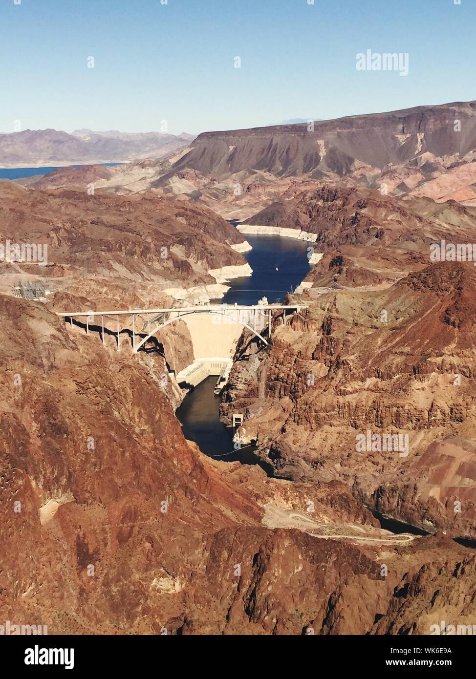 Aerial view boulder dam hi-res stock photography and images - Alamy