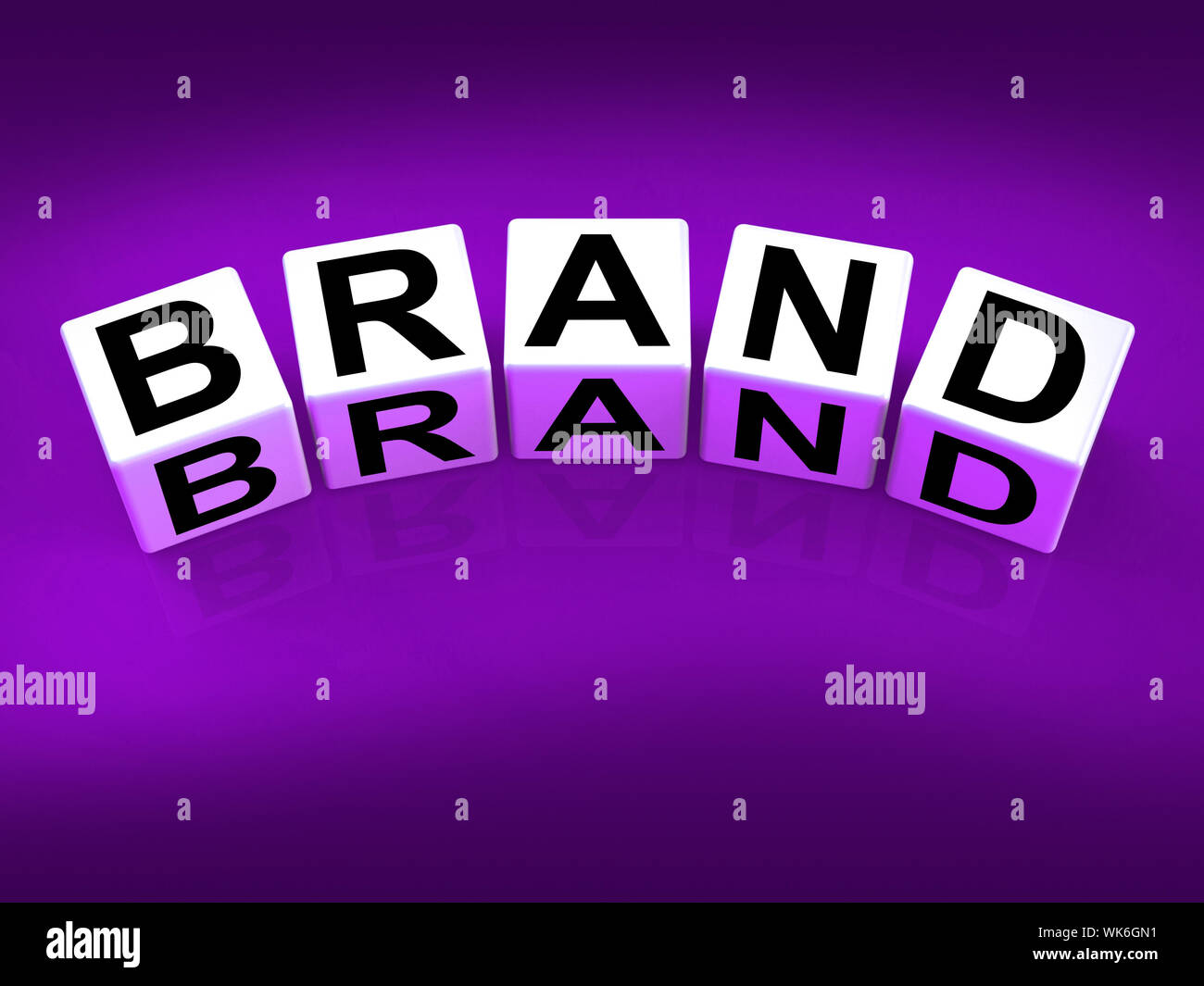 Brand Blocks Referring to Labels Trademarks and Brands Stock Photo - Alamy