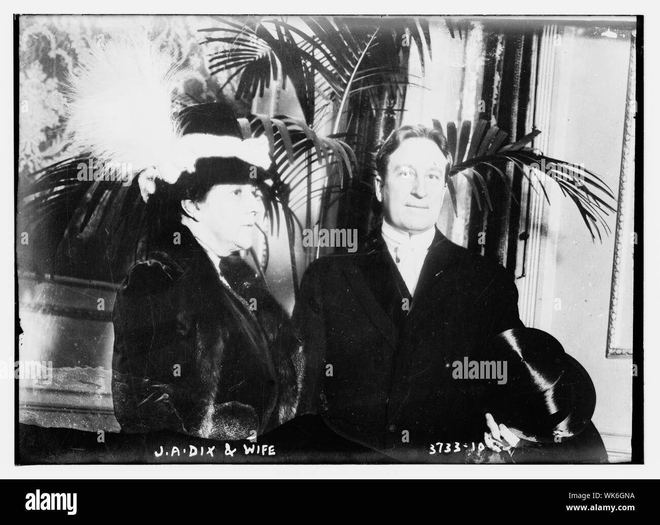 J.A. Dix and wife Stock Photo - Alamy