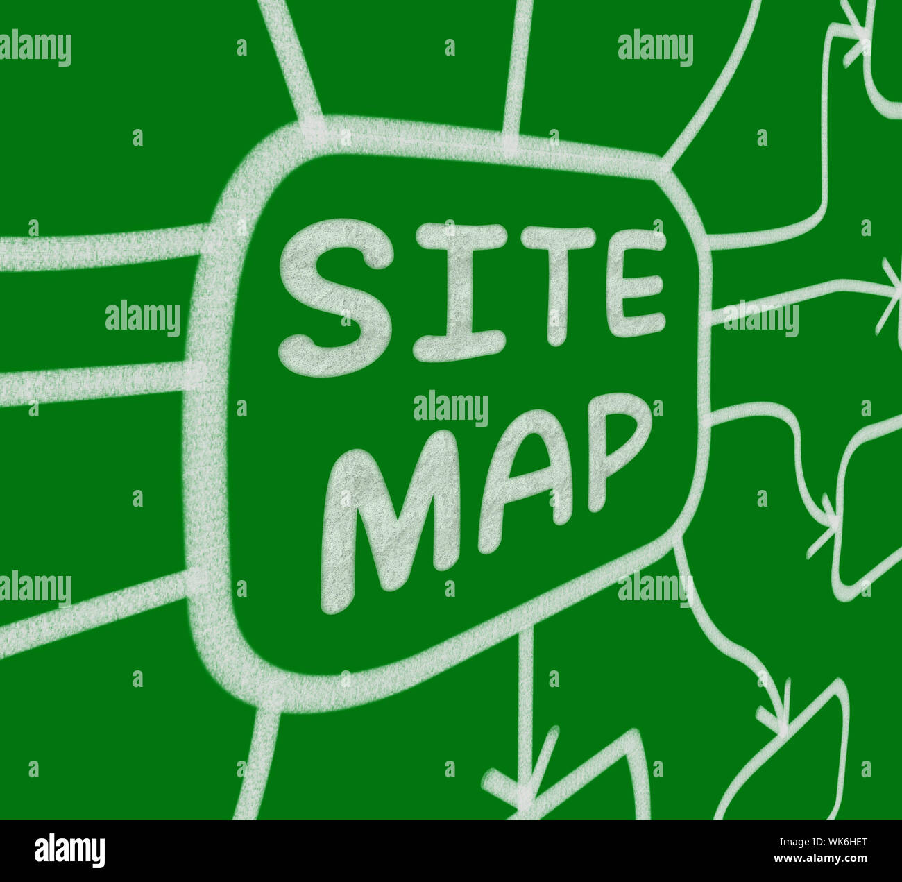 Site Map Diagram Meaning Layout Of Website Pages Stock Photo - Alamy