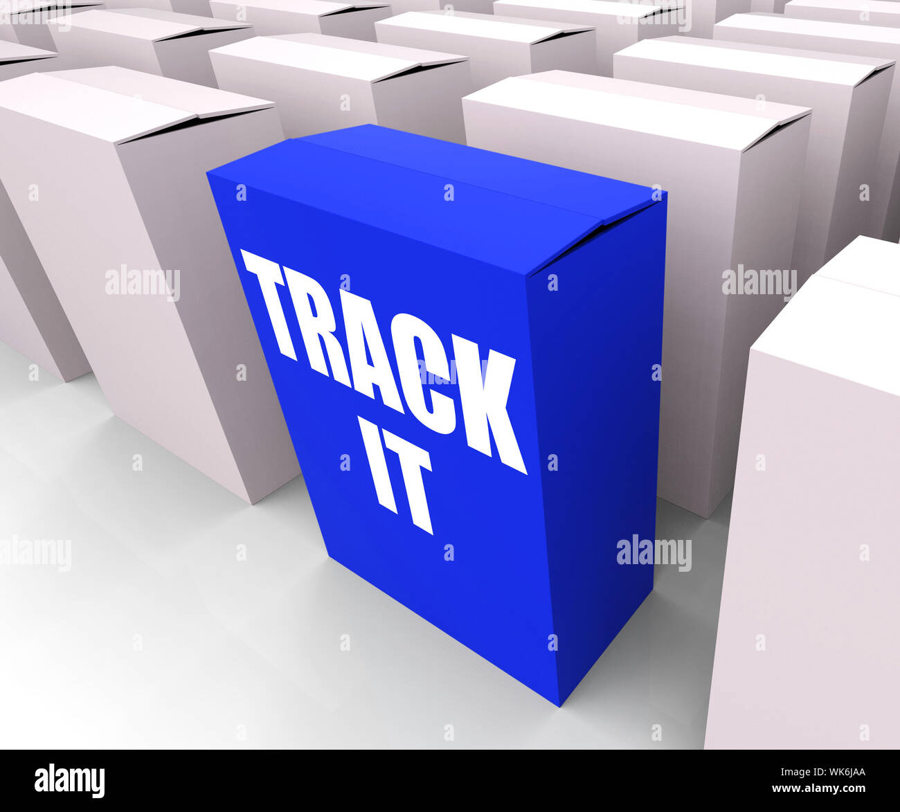 Track It Means Following an Identification Number on a Package Stock ...