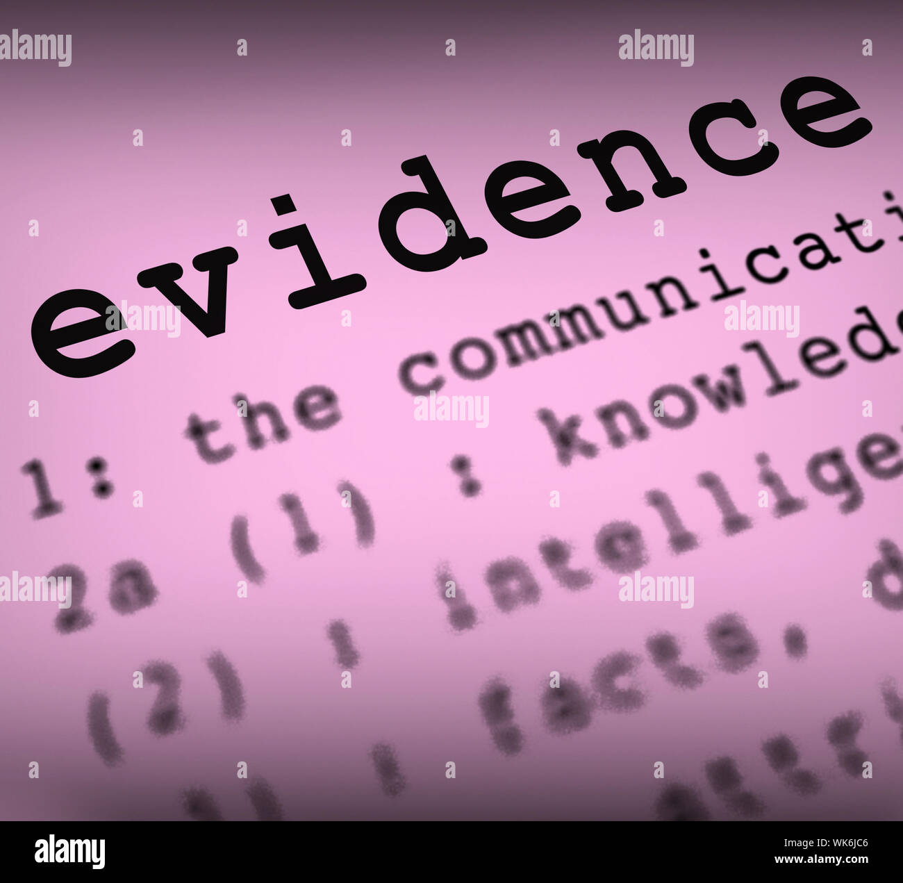 Evidence Definition Meaning Crime Scene Investigation And Police Report ...