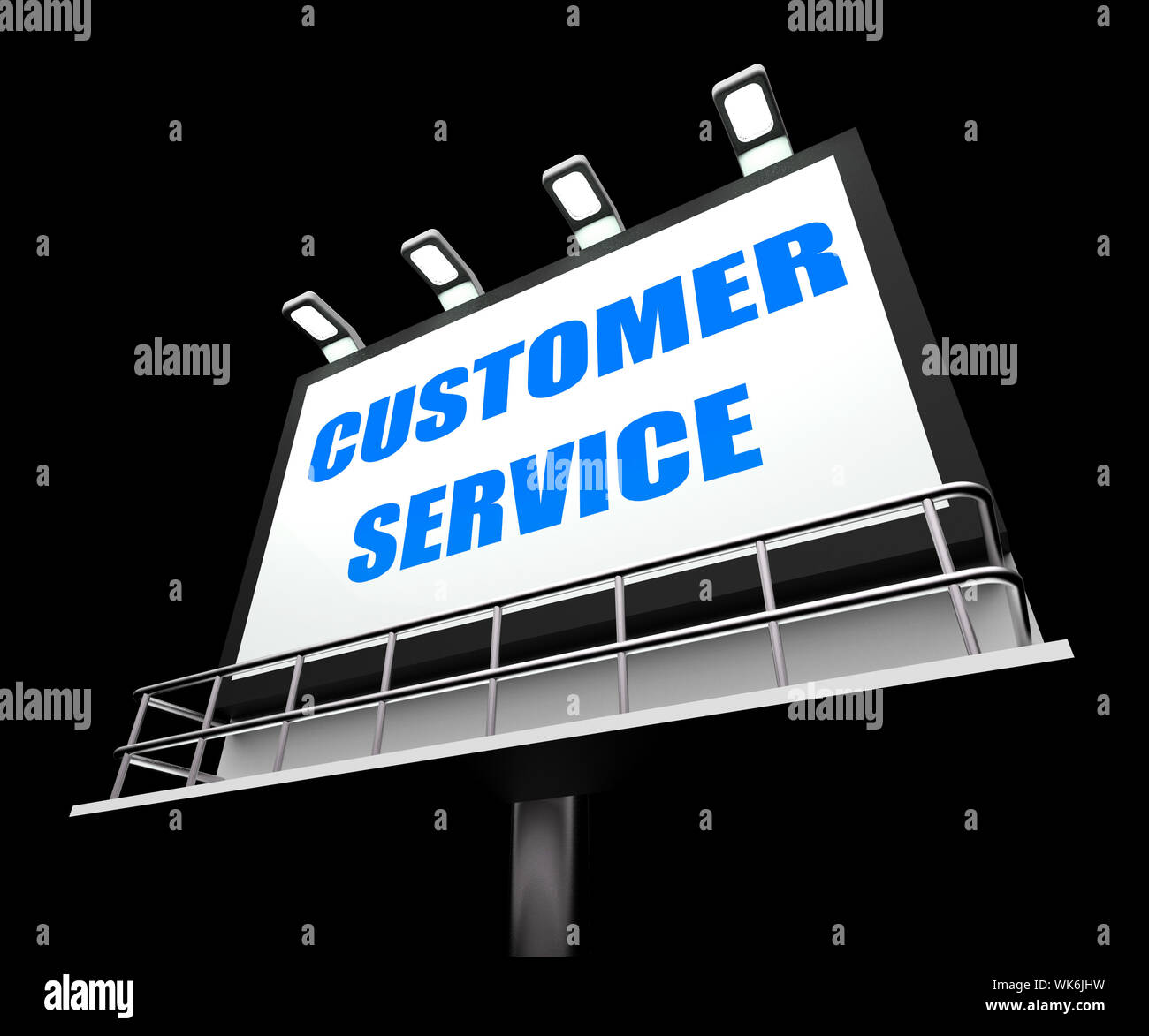 Customer Service Media Sign Meaning Consumer Assistance and Serving ...