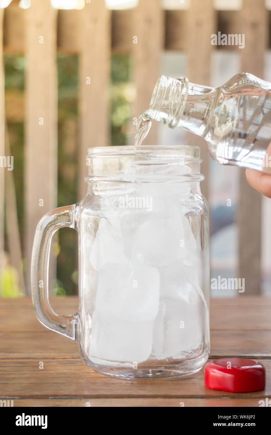 Jar water ice cubes hi-res stock photography and images - Alamy