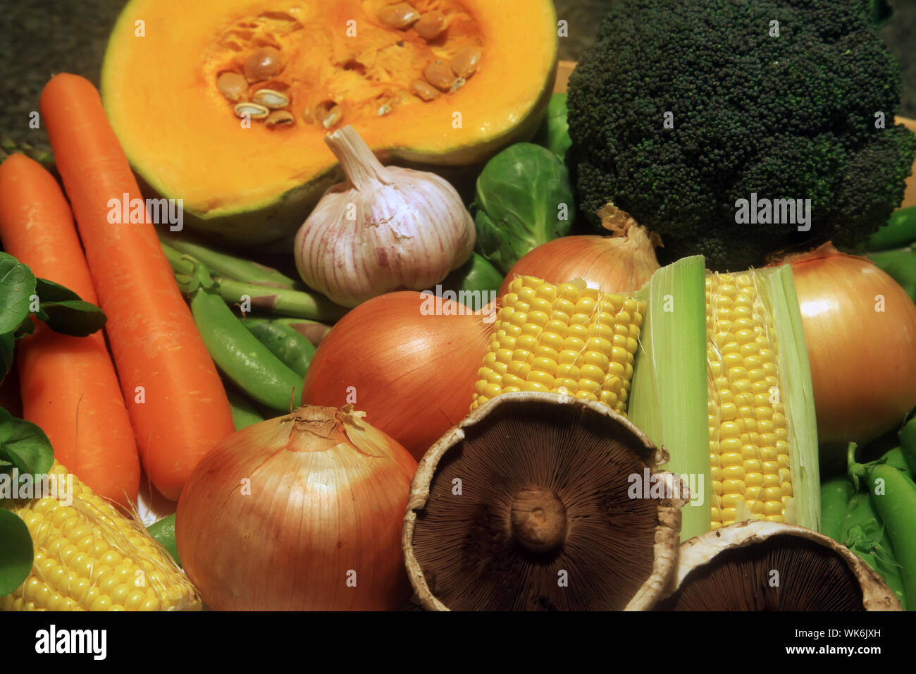 Common Vegetables Frequently Used for Cooking Stock Photo - Alamy
