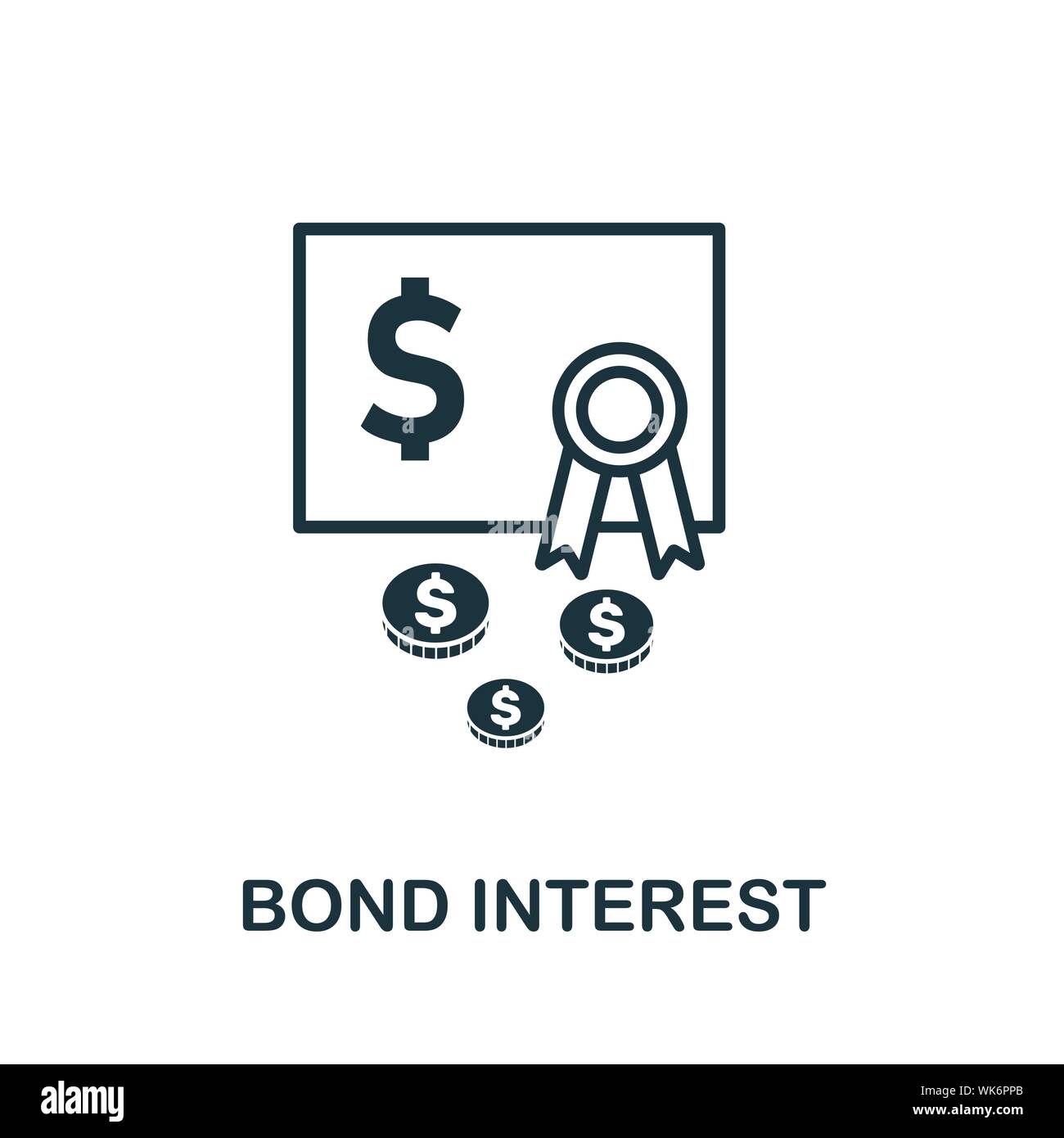 Finance icons stock bond Stock Vector Images - Alamy