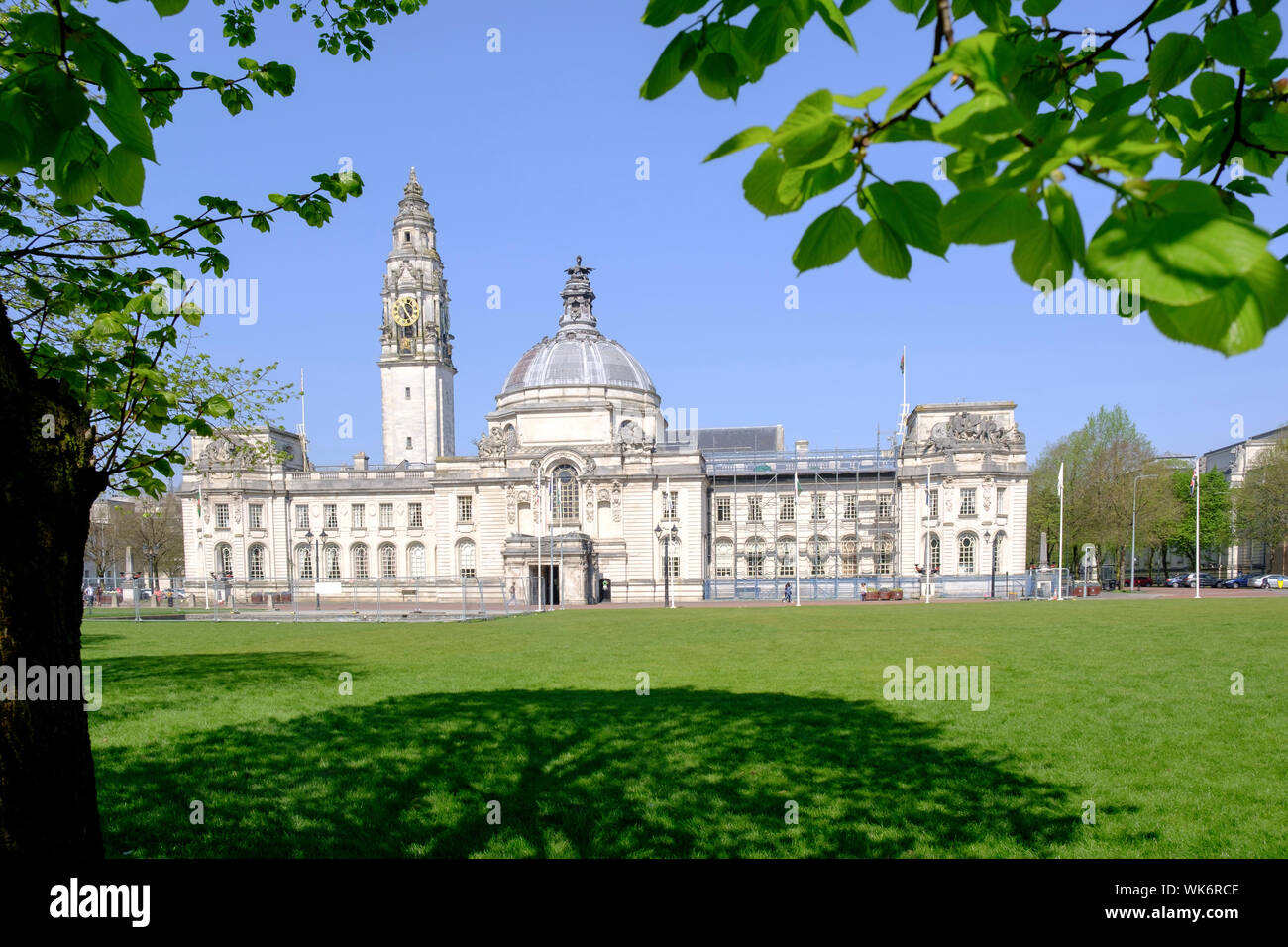 City Hall Cardiff Wales Stock Photo - Alamy