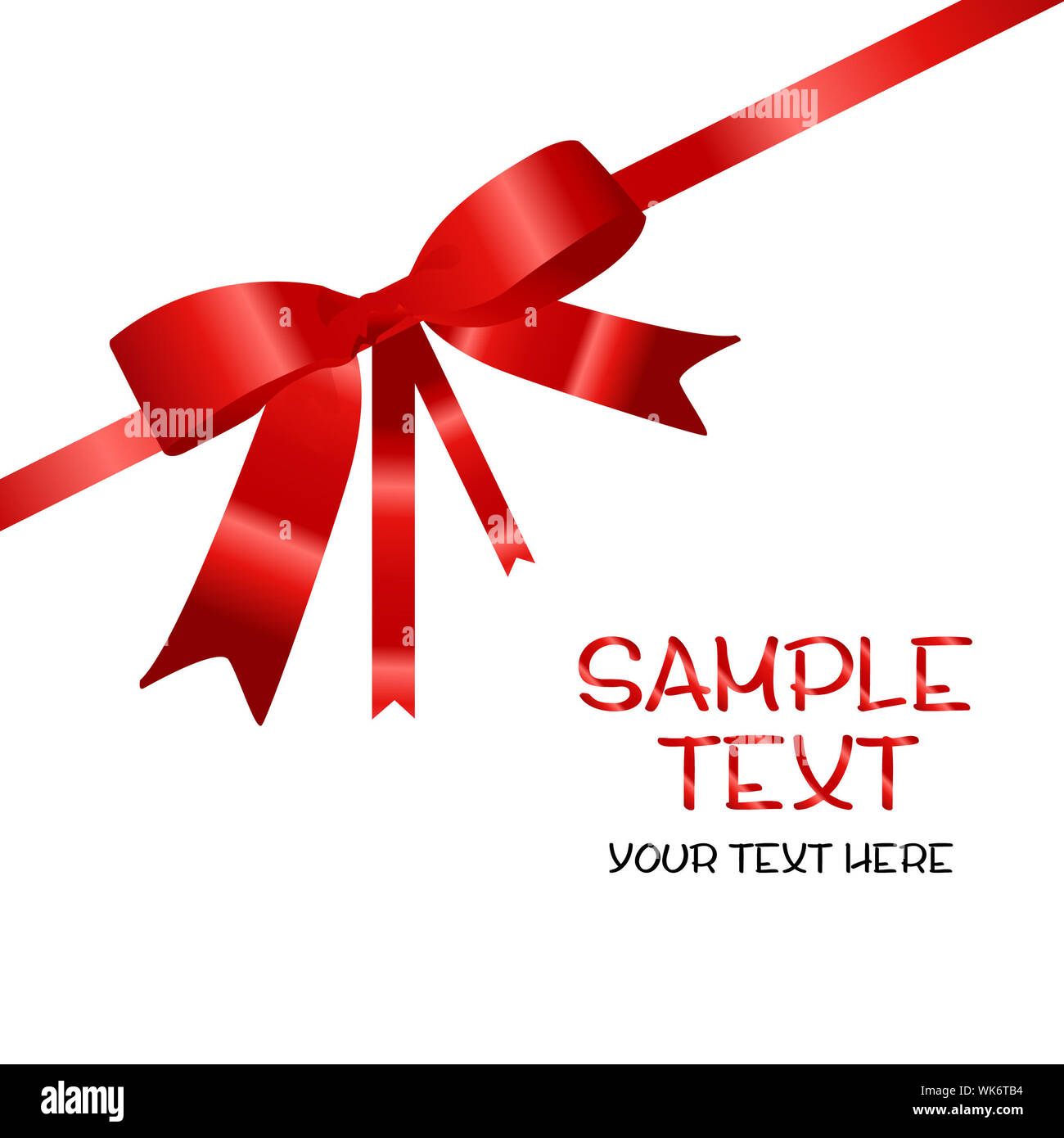 Editable ribbon illustration hi-res stock photography and images - Alamy