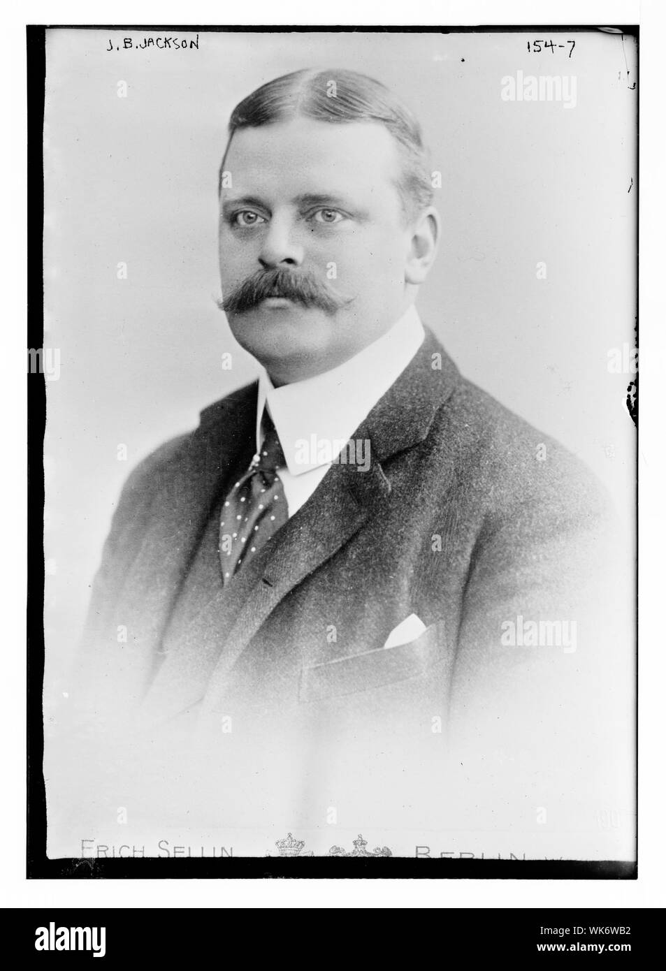 J.B. Jackson, portrait bust, Photo by Erich Sellin, Berlin / Erich ...