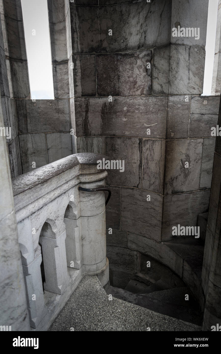 Inside of a medieval tower Stock Photo - Alamy