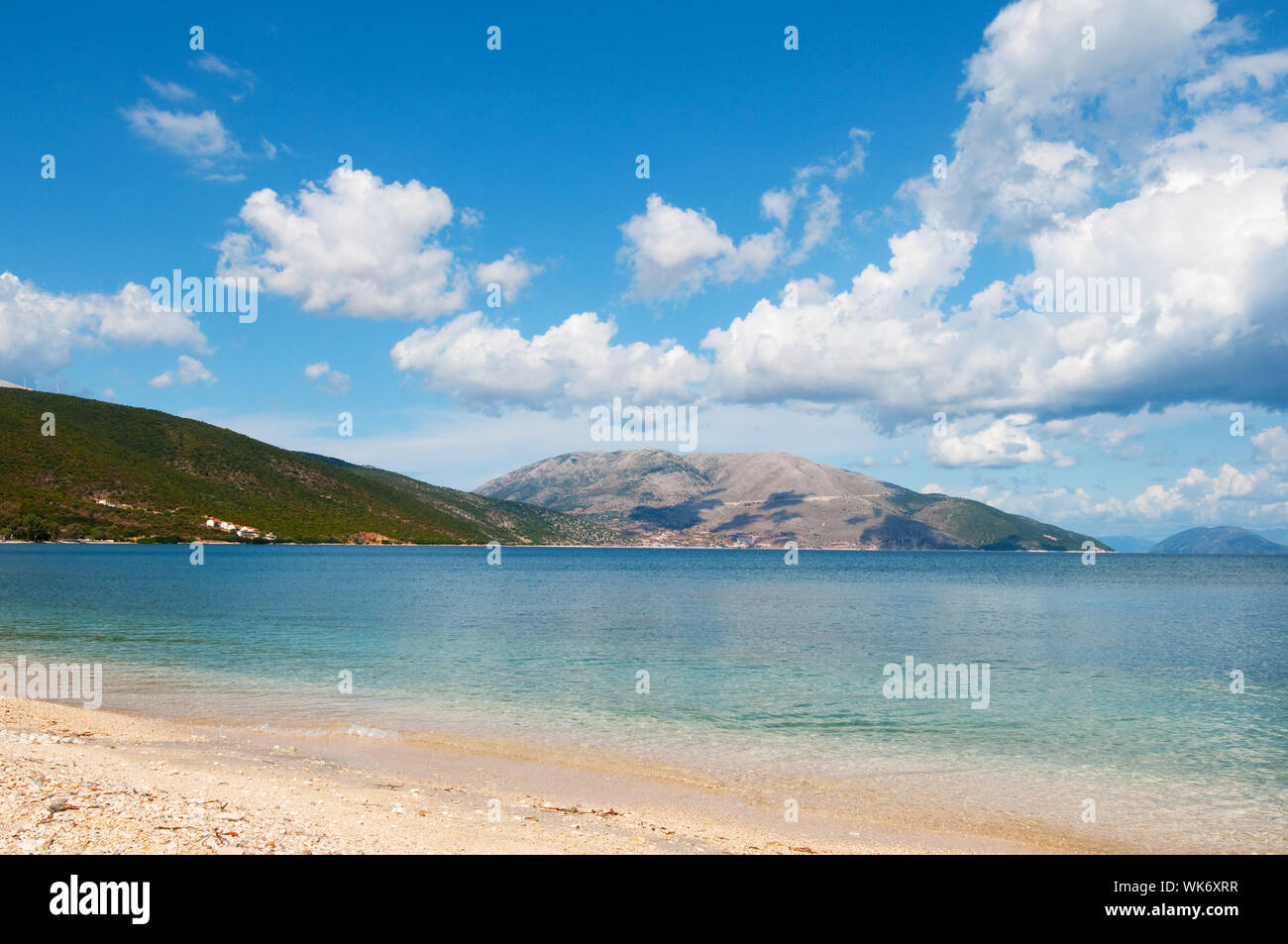 landscape from tranquil beach at the Greek islands Stock Photo - Alamy