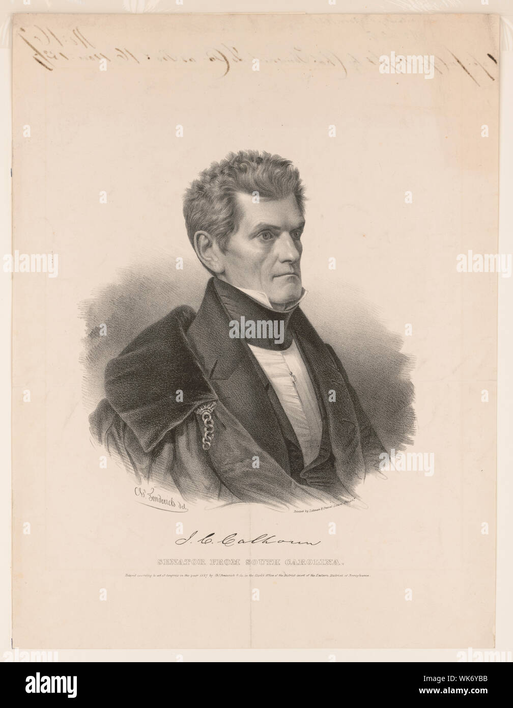 South carolina senator calhoun hi-res stock photography and images - Alamy