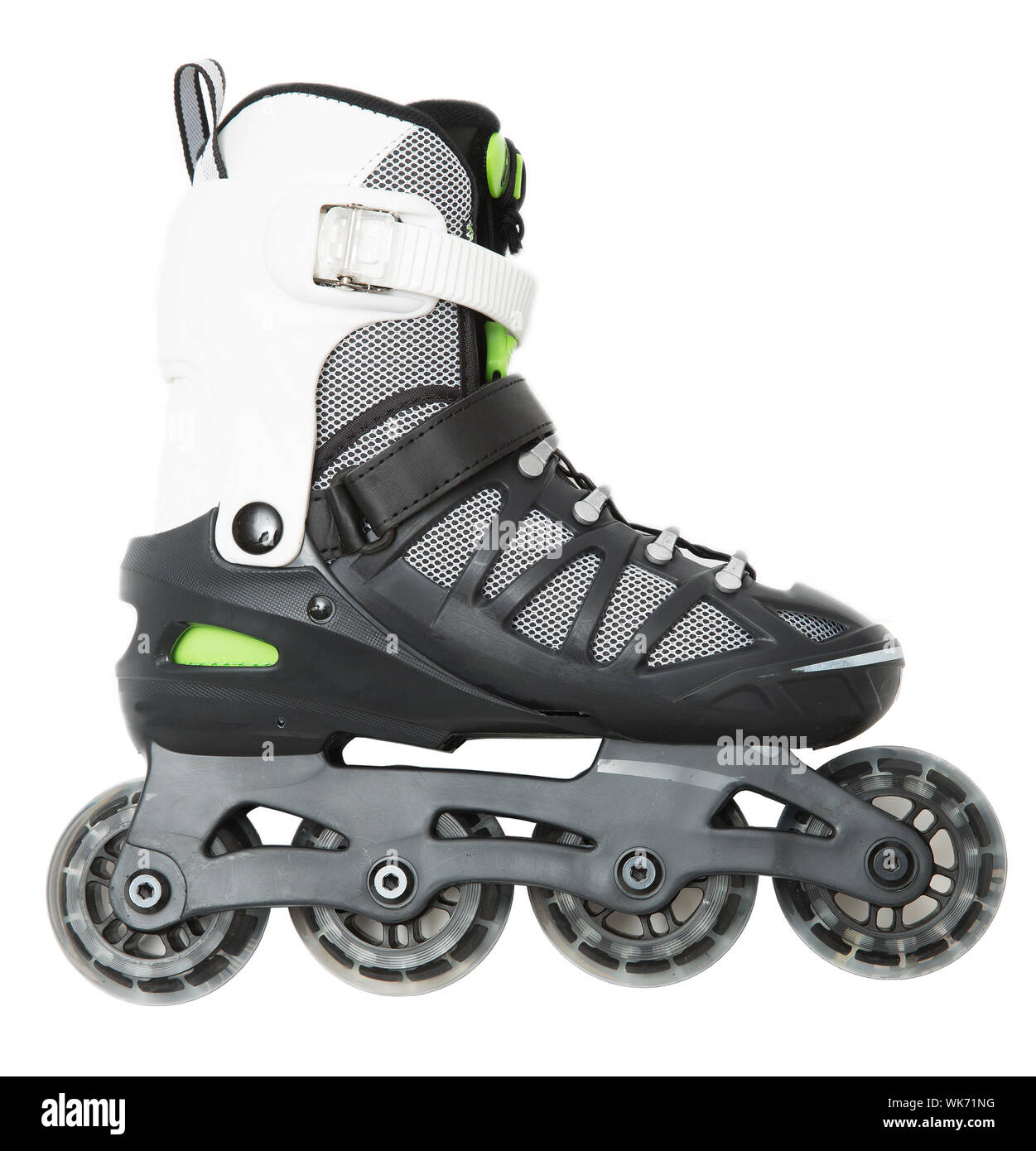 Inline skate isolated on white background Stock Photo - Alamy