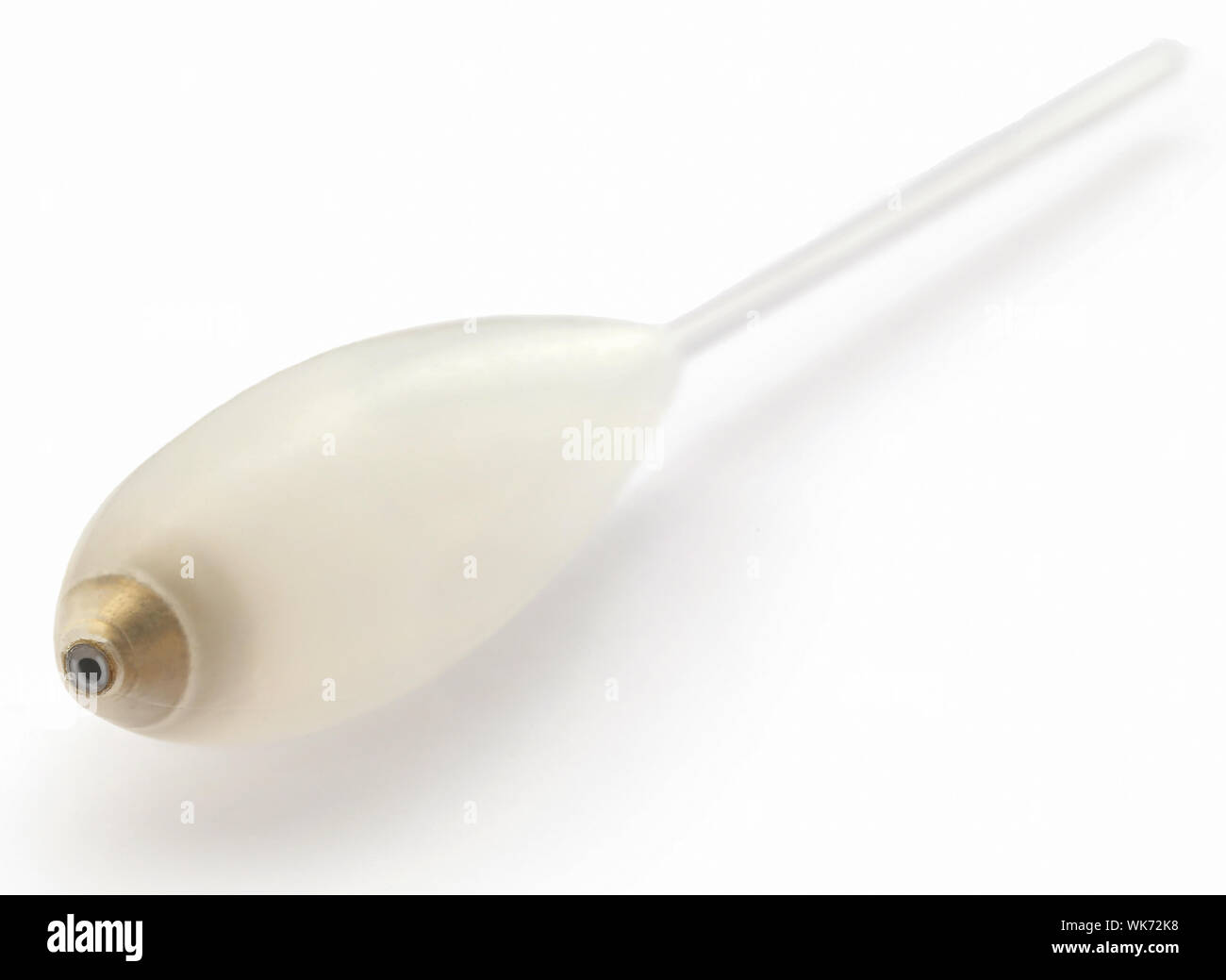 Bombarda float for fishing over white bacground Stock Photo - Alamy