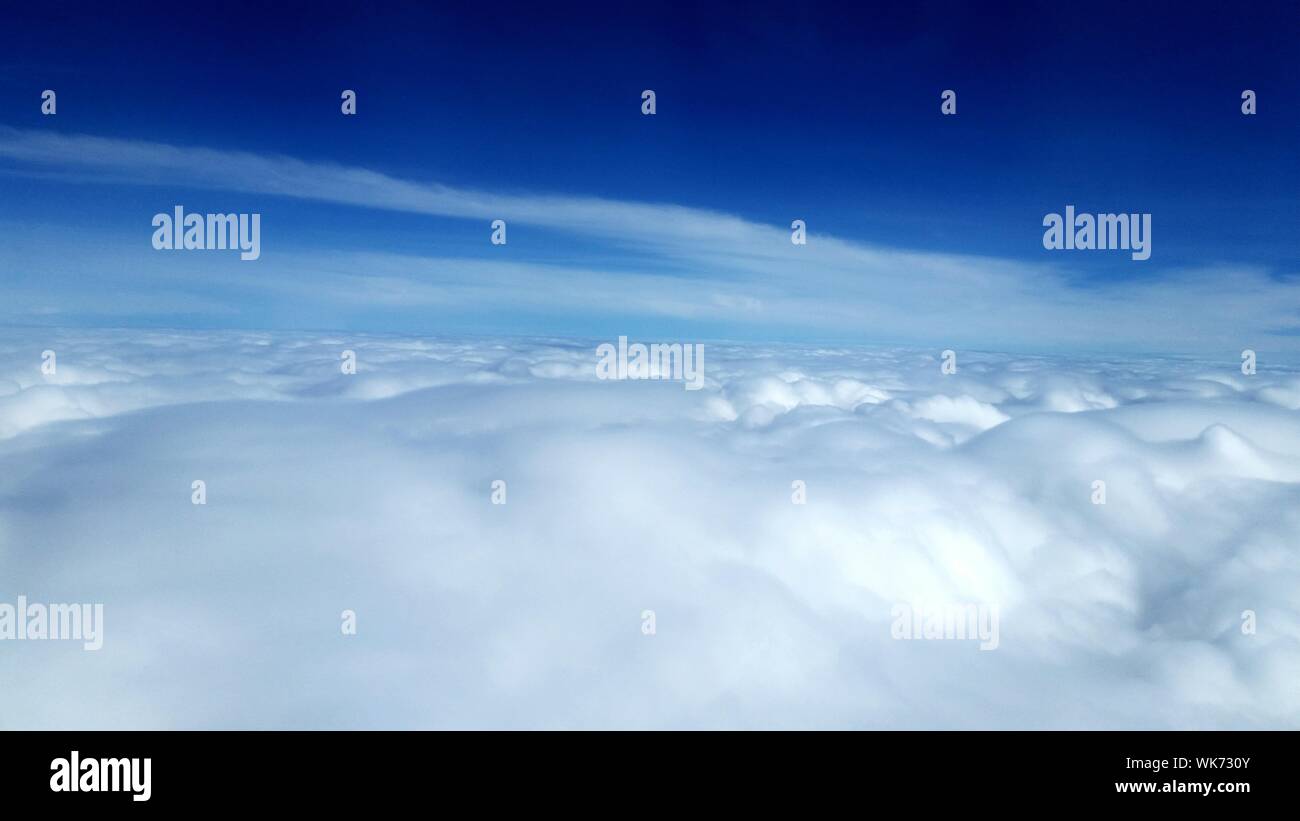 Aerial View Of Clouds Stock Photo - Alamy