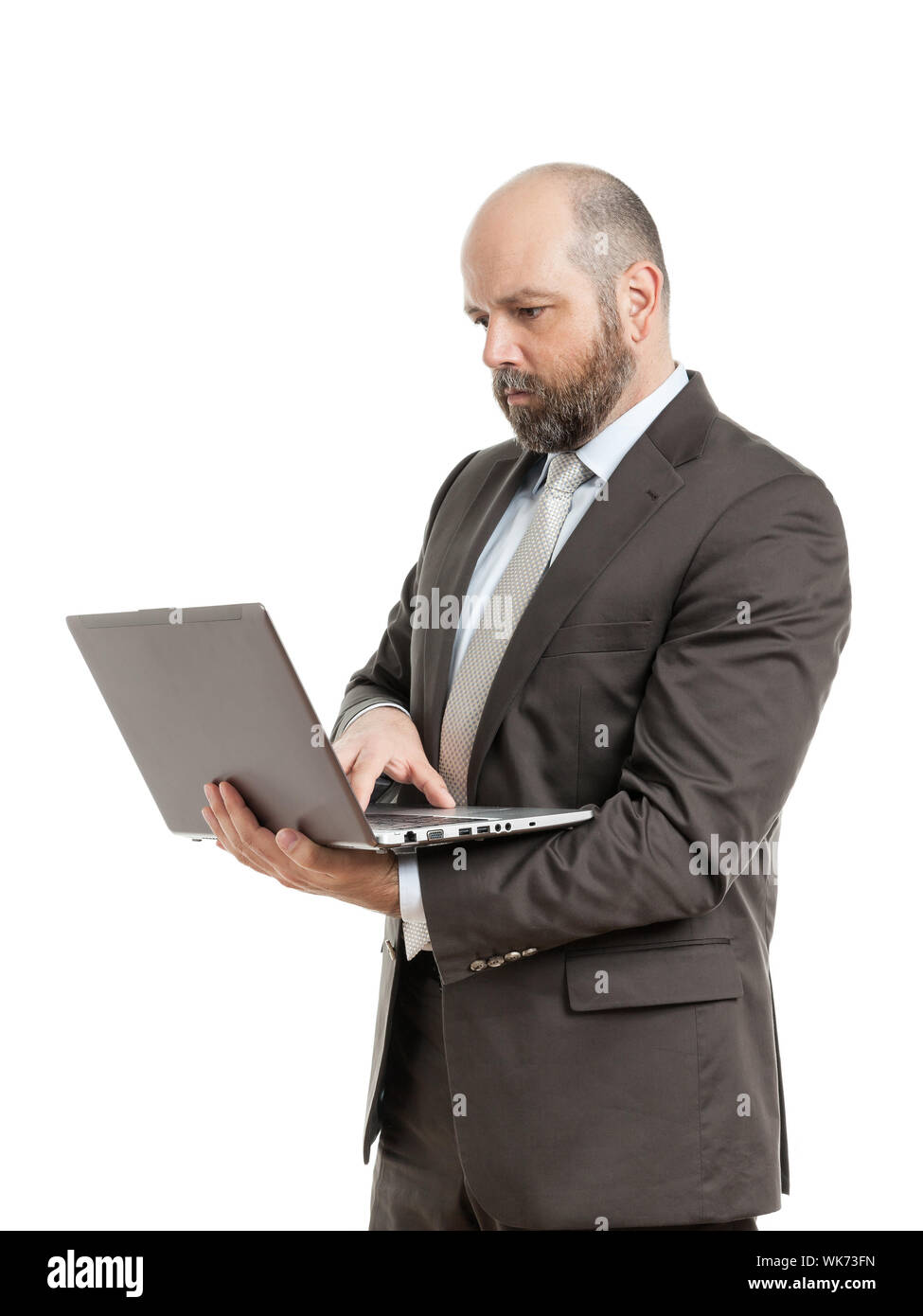 A handsome business man and his notebook Stock Photo - Alamy