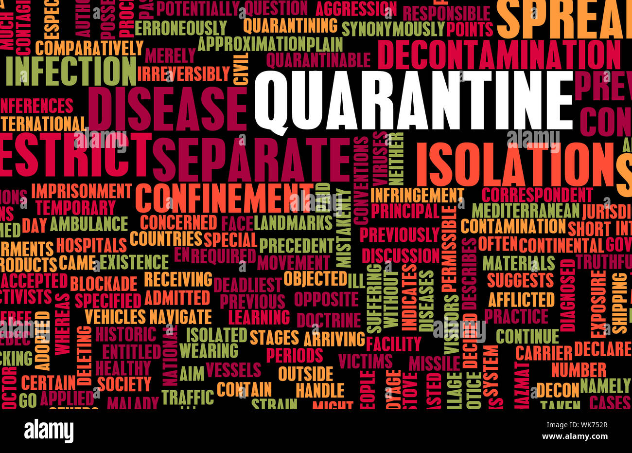 Quarantine and Prevention for Human and Animals Stock Photo - Alamy