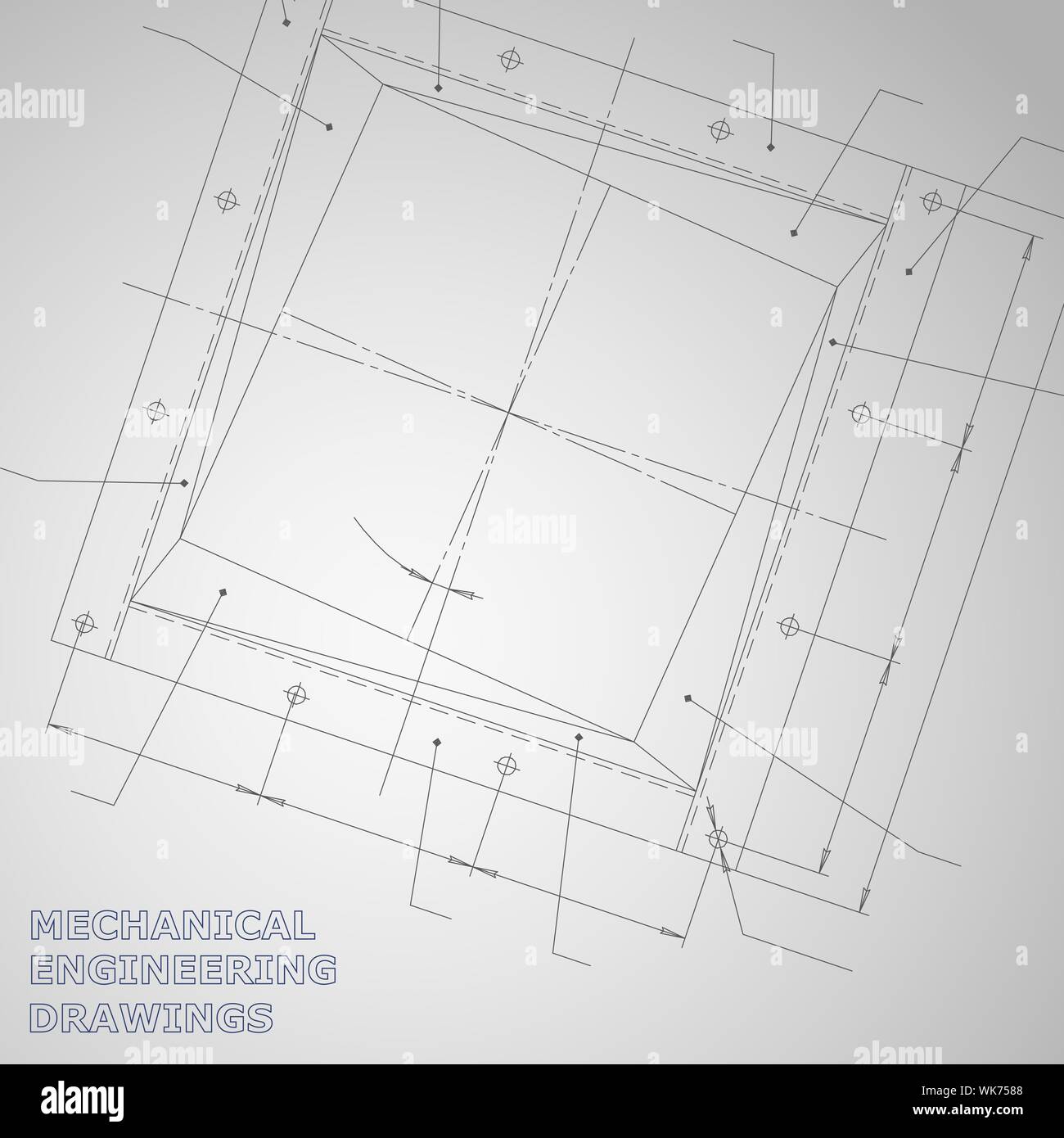 Subject vector background. Mechanical engineering elements. Technical ...