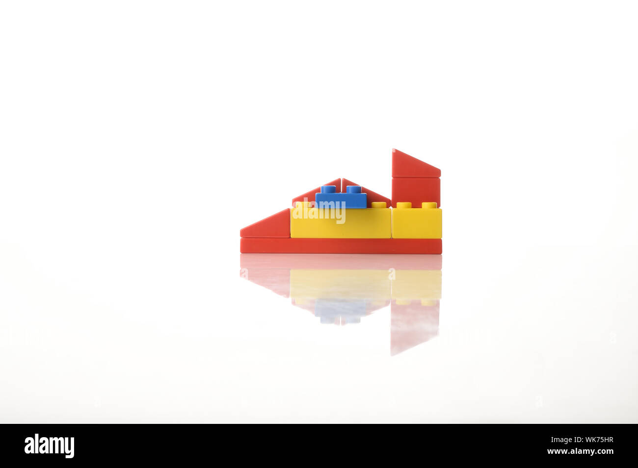 Building block shape of toy car Stock Photo - Alamy