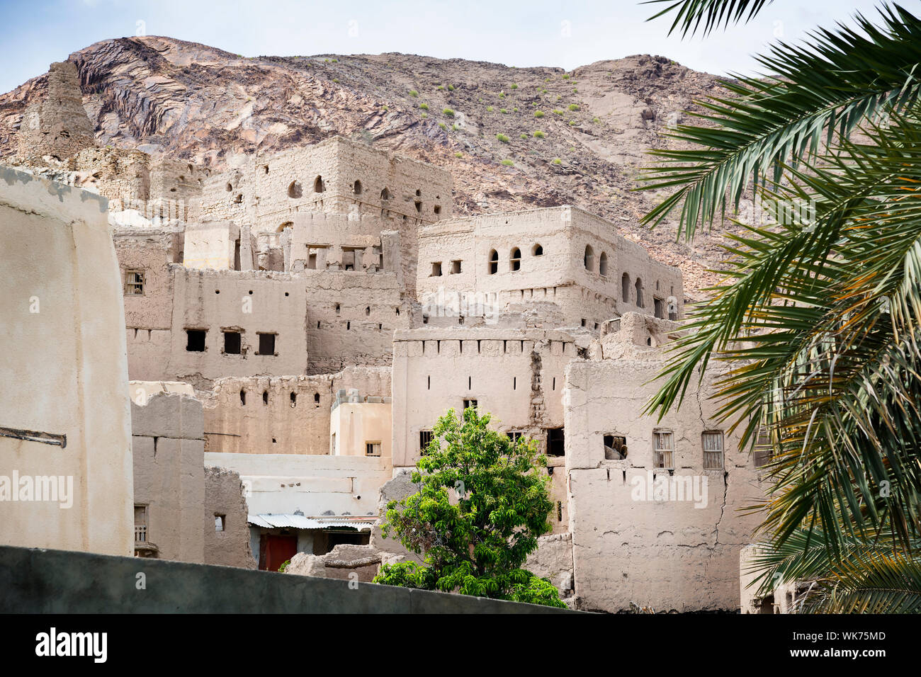 Buildings of Birkat al mud in Oman Stock Photo - Alamy
