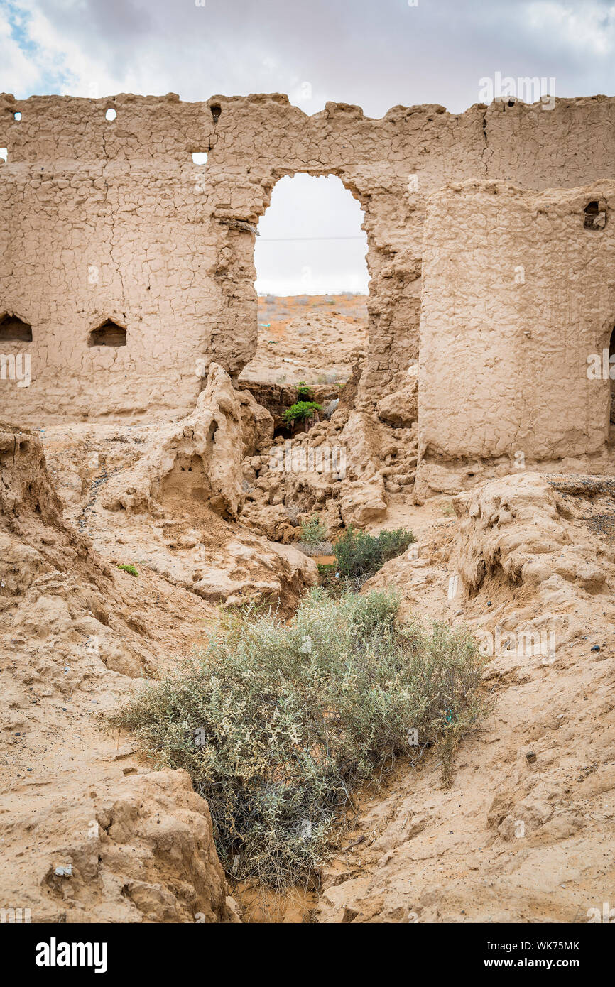 Ancient buildings in oasis Al Haway in Oman Stock Photo - Alamy