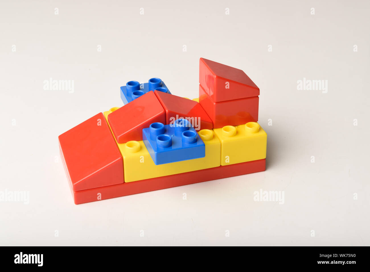 Building block shape of toy car Stock Photo - Alamy